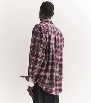 Johnstons Of Elgin Wool-cashmere Check Capercaillie Overshirt