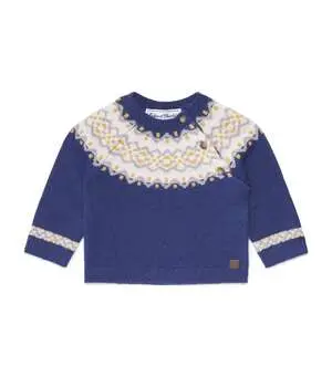 TARTINE ET CHOCOLAT Wool Jacquard Sweater