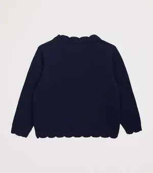 Trotters Knitted Scottie Cardigan