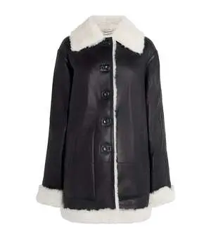 Altuzarra Shearling Blake Coat - Black