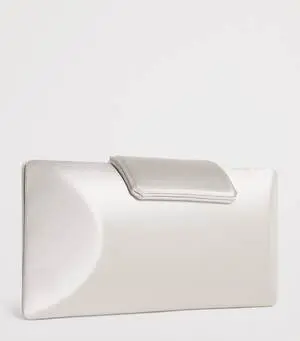Rodo Silk-satin Jewel Tube Clutch Bag