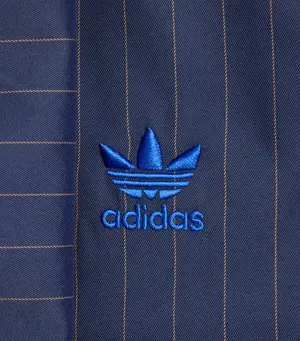 Adidas X Wales Bonner Pinstripe Bomber Jacket
