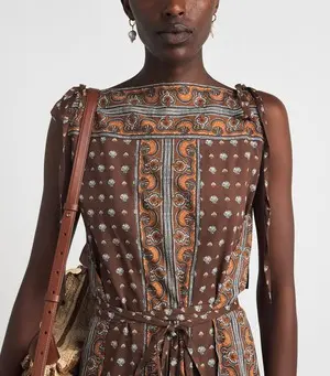 DÔEN Organic Cotton Amarante Midi Dress