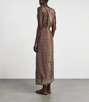 DÔEN Organic Cotton Amarante Midi Dress