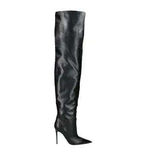 Paris Texas Leather Vera Over-the-knee Boots 105 - Black