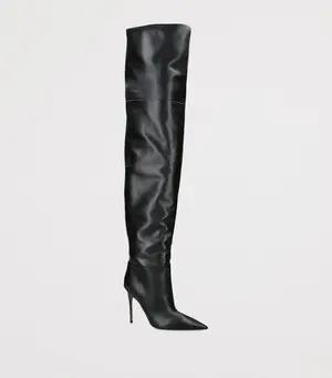 Paris Texas Leather Vera Over-the-knee Boots 105