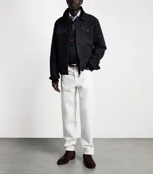 Polo Ralph Lauren Lamb Suede Overshirt