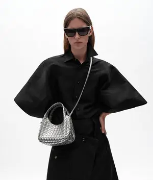 Bottega Veneta Campana - Silver