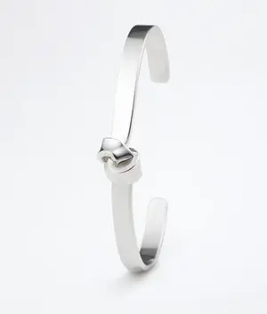 Bottega Veneta Soft Knot Cuff Bracelet