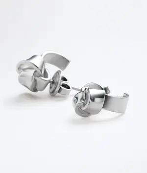 Bottega Veneta Soft Knot Large Earrings