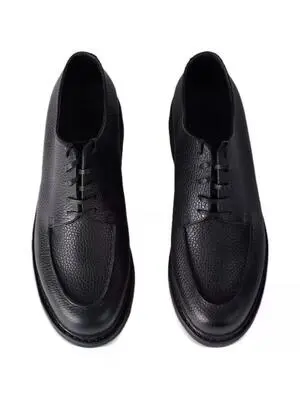 ARPENTEUR X Paraboot Chambord Mirage Grained Leather Derby Shoes - Black