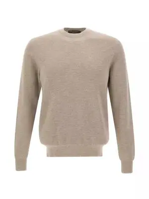 FILIPPO DE LAURENTIIS Crew-neck Sweater - Neutrals