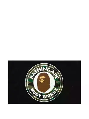 A BATHING APE 1st Camo Busy Works T-shirt - Black