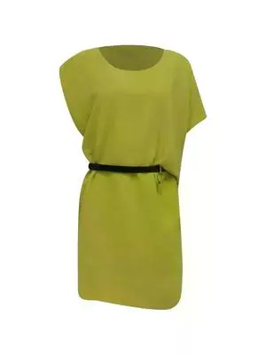 Diane Von Furstenberg Belted Mini Dress - Green