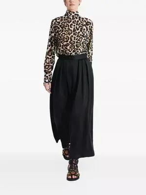 TESSITURA Pleated Oversized Trousers - Black