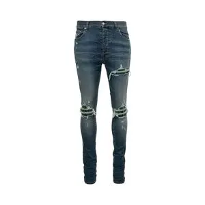 Amiri Mx1 Plaid 'crafted Indigo - Blue