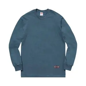Supreme X Independent Fuck The Rest Long-sleeve 'dark Slate - Blue