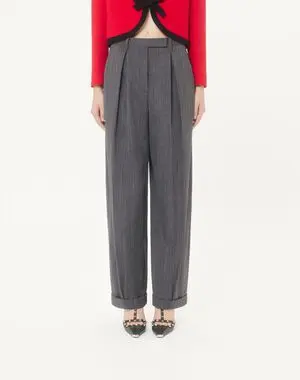 Valentino Garavani Trousers In Multicolour Pinstripe