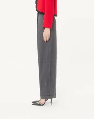 Valentino Garavani Trousers In Multicolour Pinstripe