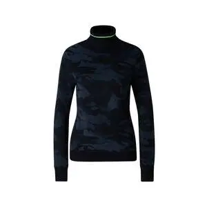 Bogner Maira Wool Mix Turtleneck Pullover - Navy