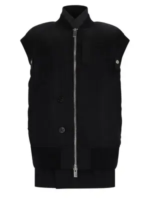 Sacai Smanicato In Twill Di Nylon