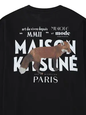 Maison Kitsuné T-shirt Con Stampa "profile Fox