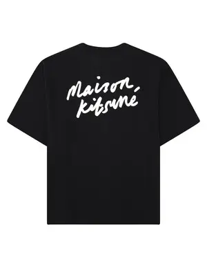 Maison Kitsuné T-shirt Oversize Con Logo