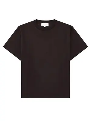 Studio Nicholson T-shirt "andie" In Jersey Di Lana - Brown