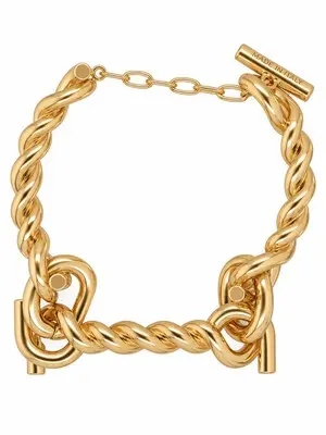 FERRAGAMO Bracciale Intrecciato "gancini