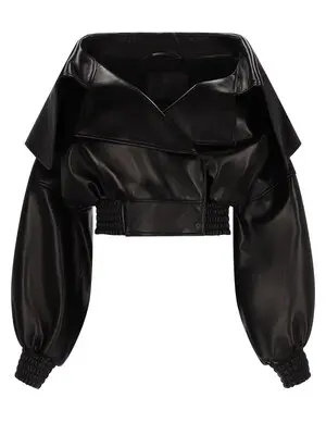 Balenciaga Giacca A Portafoglio Con Colletto - Black