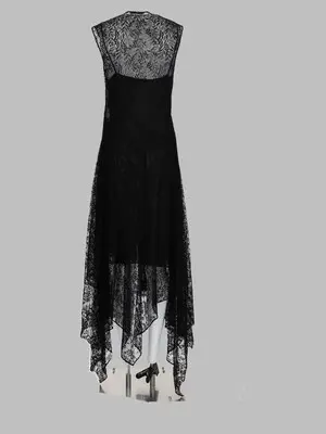 Fendi Abito Midi In Pizzo Flowers E Bacche