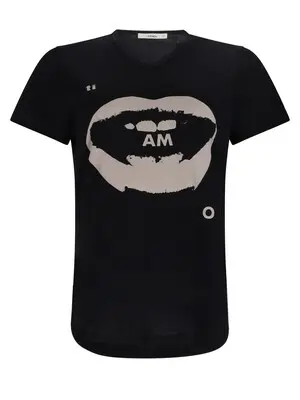 Fendi T-shirt Con Stampa "ti Amo - Black
