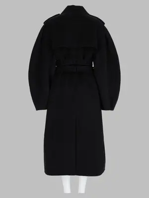 GANNI Cappotto In Lana Misto Cashmere