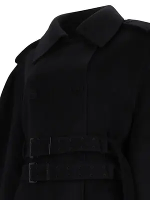 GANNI Cappotto In Lana Misto Cashmere