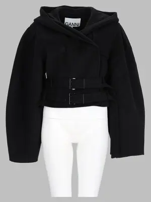 GANNI Giacca In Lana E Cashmere