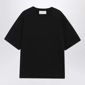 AMI Paris De Coeur Boxy Cotton T-shirt - Black