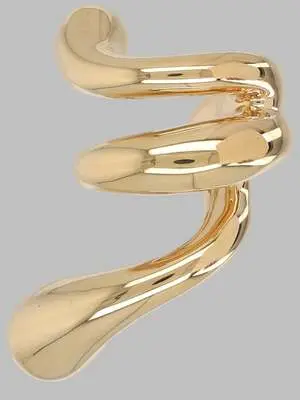 PANCONESI Sculptural Spiral Ear Cuff - Gold