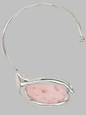 PANCONESI Dusk Rhodochrosite Mini Necklace - Silver