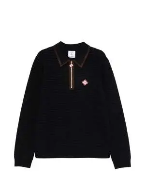 Casablanca Waffle Stitch Polo