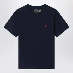 Polo Ralph Lauren Cotton Crew-neck T-shirt With Embroidered Logo