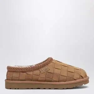 UGG Tasman Woven Suede Slip-ons - Beige