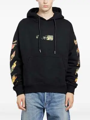 Off-White Spices Arrow Skate Hoodie - Black