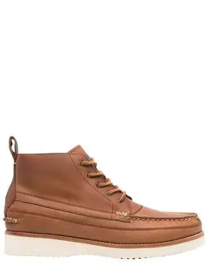 Ralph Lauren Calfskin Leather Chelsea Boots With Rubber Sole