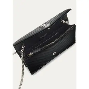 Saint Laurent Quilted Pebbled Leather Crossbody Bag