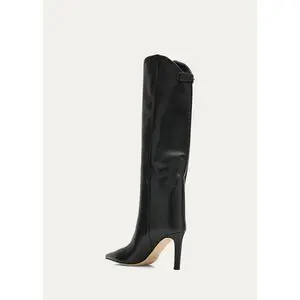 JIMMY CHOO Alizze 85 Leather Knee-high Boots