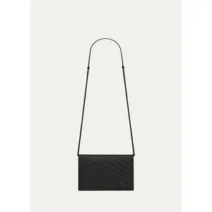 Saint Laurent Chevron Quilted Leather Crossbody Bag