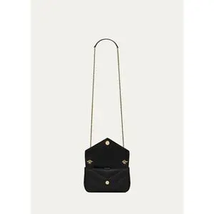 Saint Laurent Loulou Mini Quilted Crossbody Bag