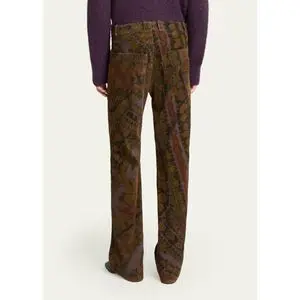 Dries Van Noten Paisley Cotton Pants