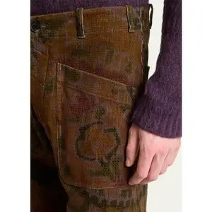 Dries Van Noten Paisley Cotton Pants