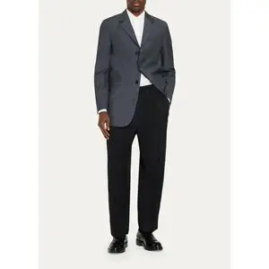 JIL SANDER Three-button Wool Blend Sport Coat